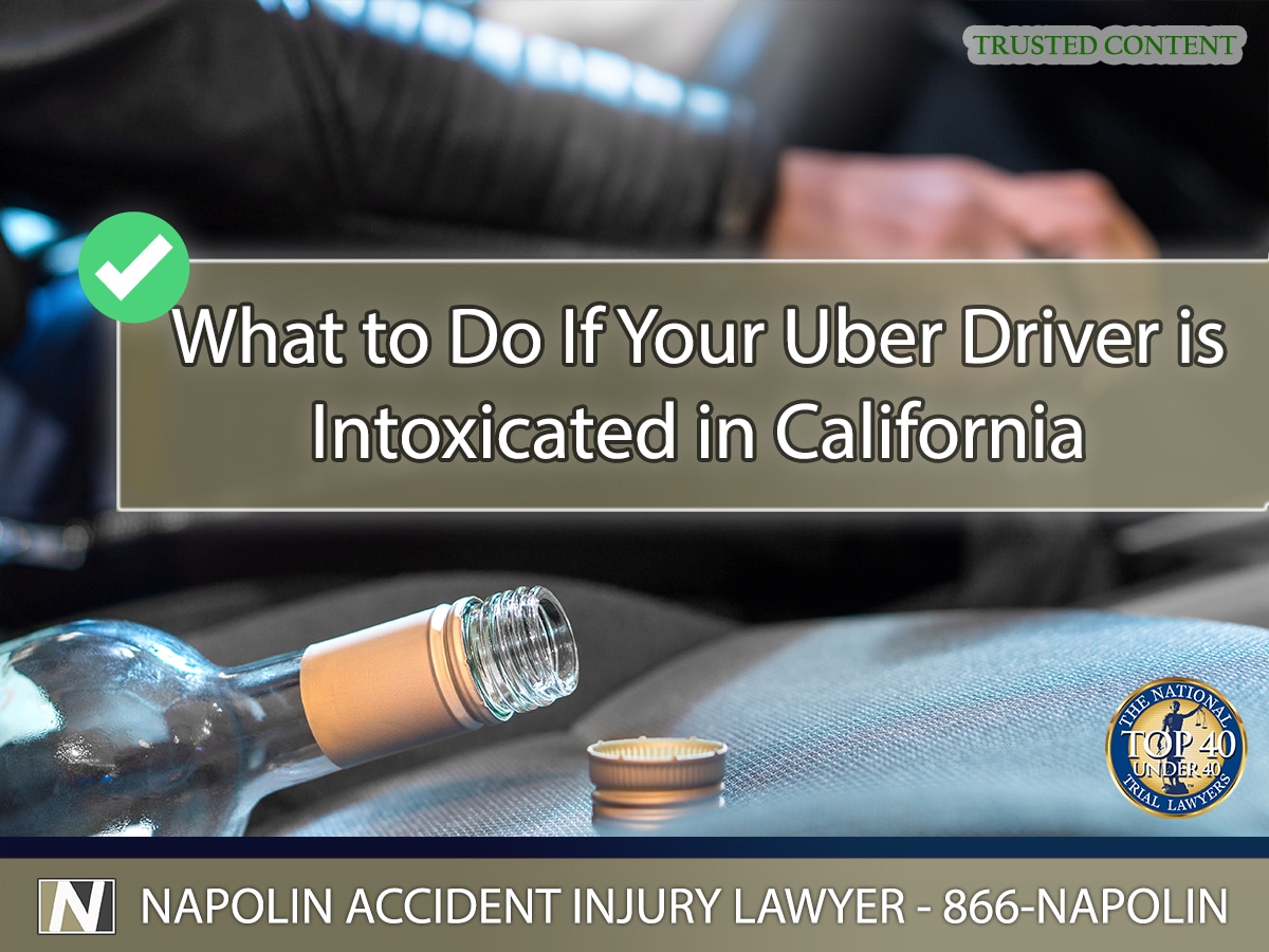 What to Do If Your Uber Driver is Intoxicated in Ontario, California