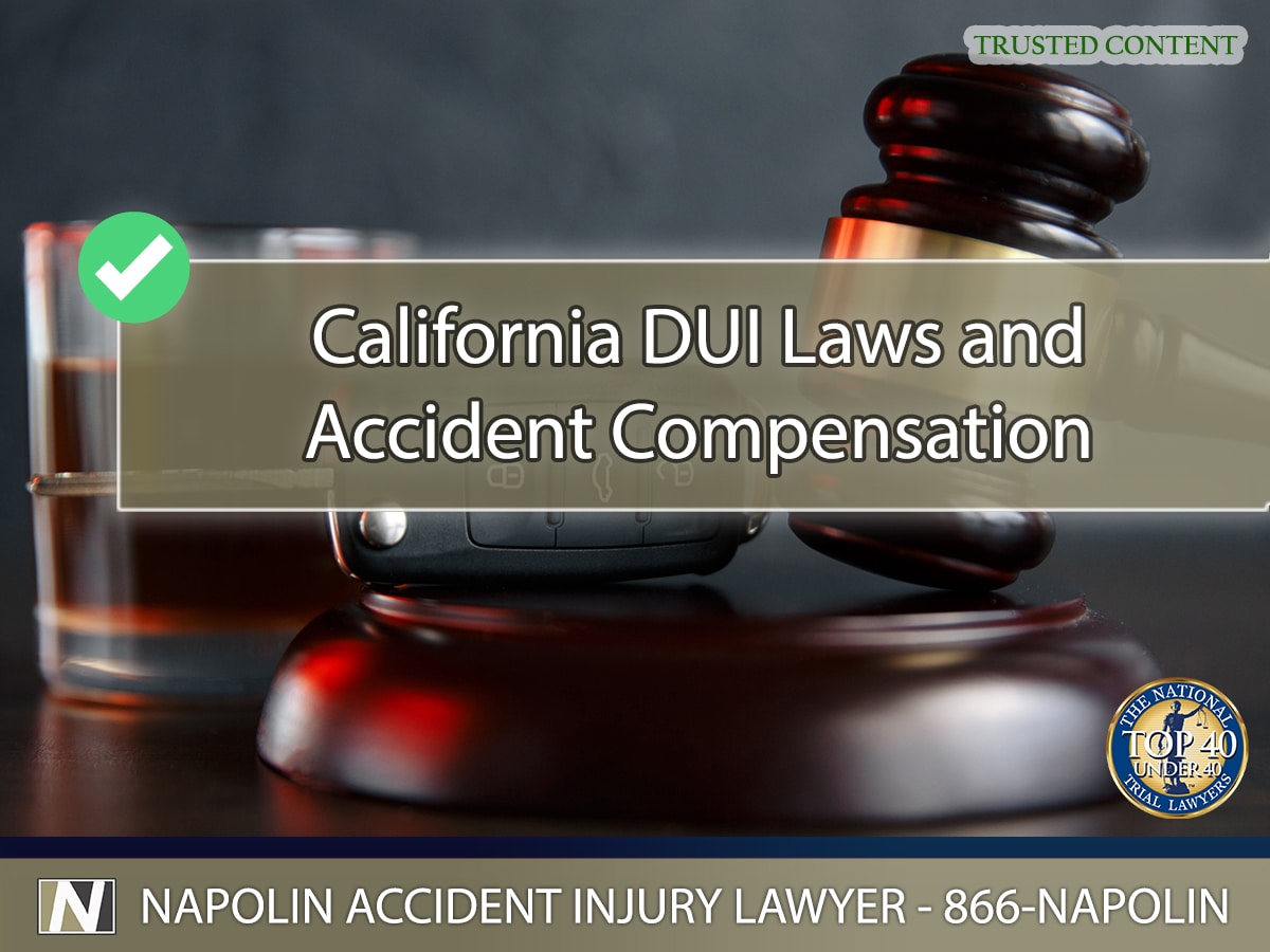 Leyes de DUI de California y compensación por accidentes