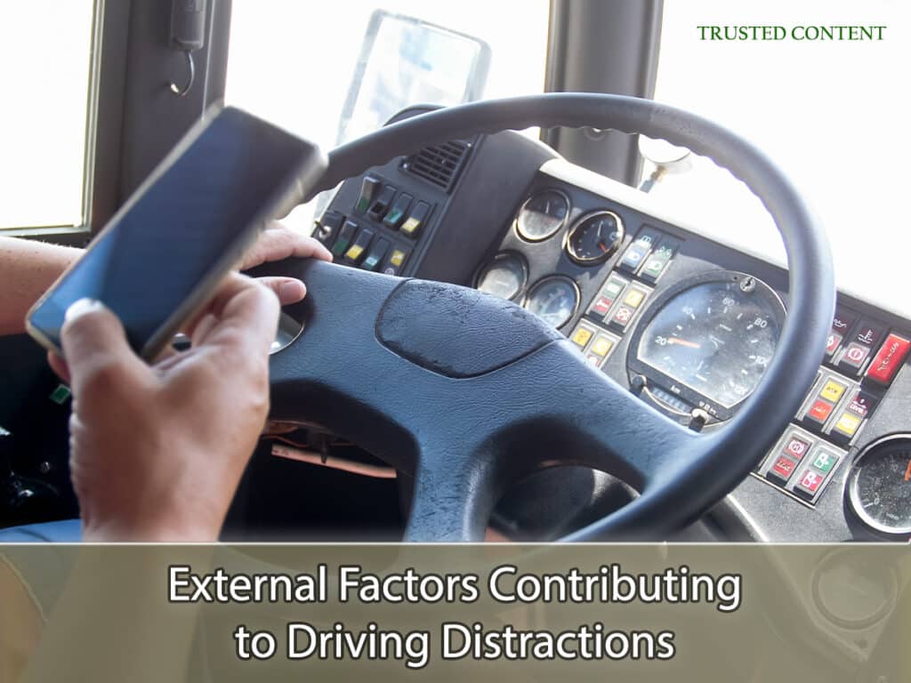 Common Sources of Distraction for Drivers in California
