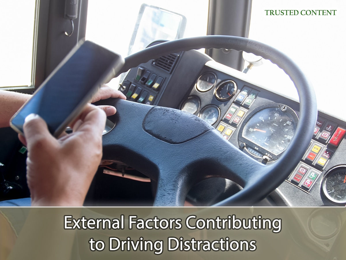 Common Sources of Distraction for Drivers in California
